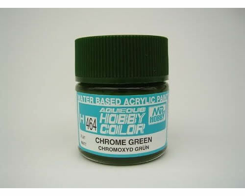 Mr.Hobby Aqueous Hobby Color H464 Chrome Green - Verde cromo (10ml ...