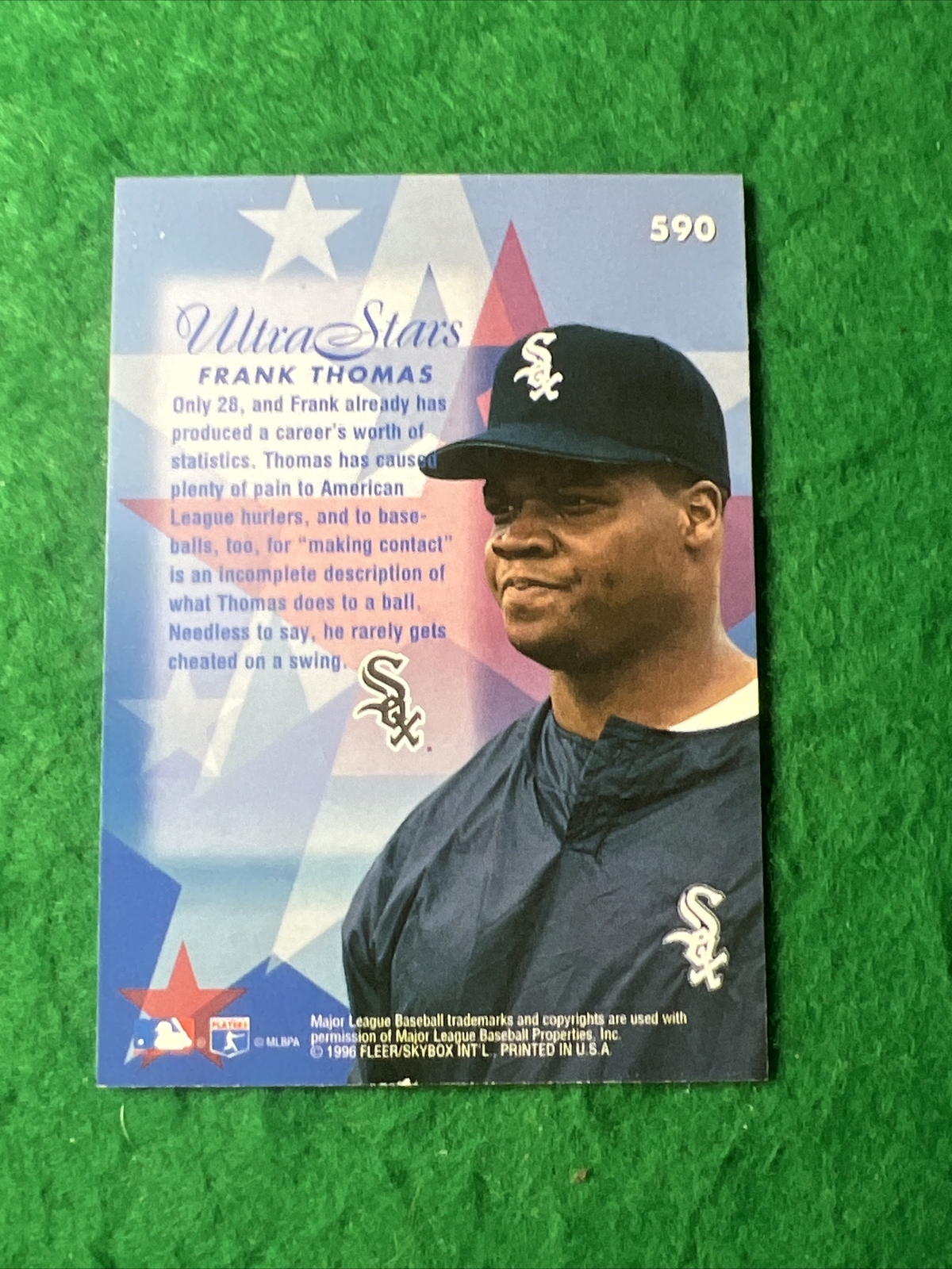 1996 Fleer Ultra - Ultra Stars #590 Frank Thomas for sale online | eBay