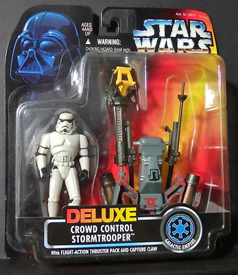 Kenner Star Wars Deluxe Crowd Control Stormtrooper-NEW-Thruster Pack ...
