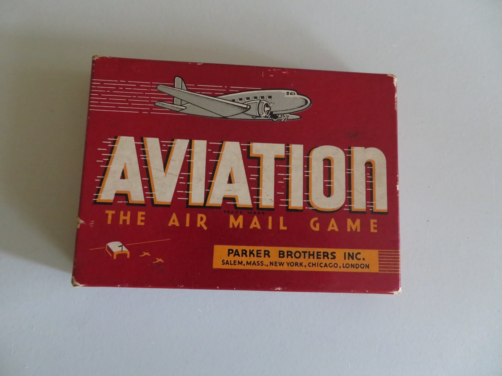 1939 Aviation The Air Mail Game Parker Brothers Card Game Complete VG+ ...