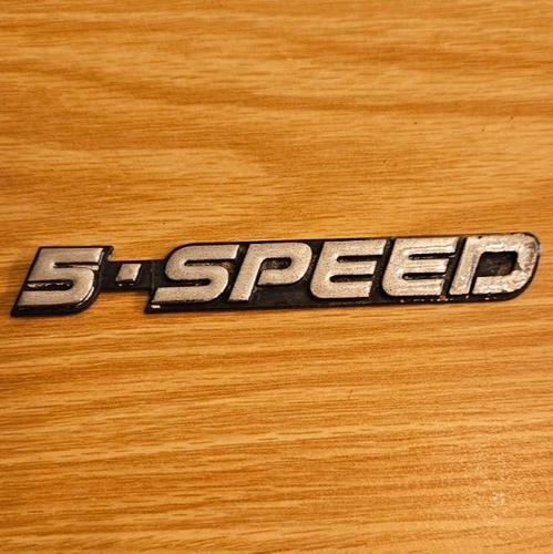 1979-1993 Ford Mustang "5-Speed" Plastic Trunk Emblem - P/N - E3ZZ ...