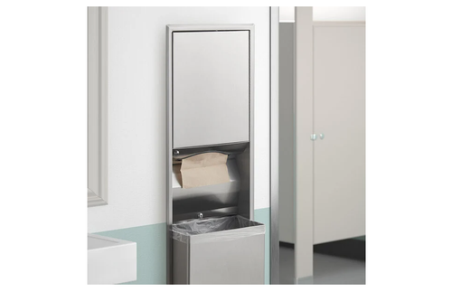 Bobrick B-3944 Classic Series Recessed Convertible Paper Towel ...