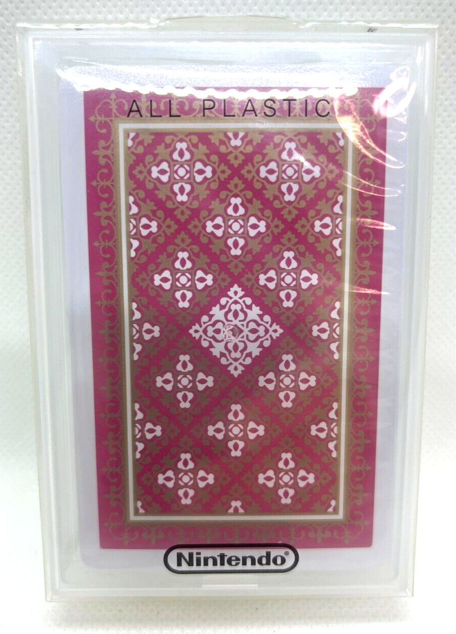 Nintendo plastic playing cards NAP622 Red New Sealed From Japan | eBay