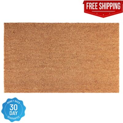 Natural Coir Doormat Door Mat Rubber Doormat Outdoor 18X30 FREE SHIP ...