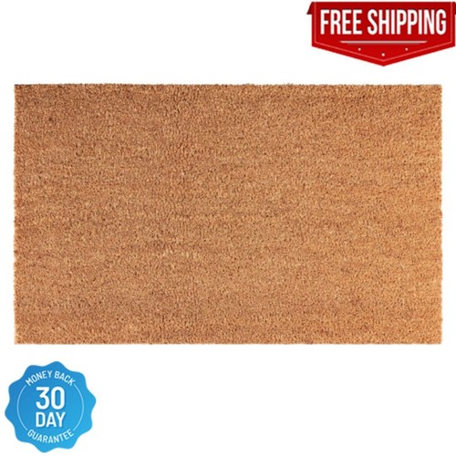 Natural Coir Doormat Door Mat Rubber Doormat Outdoor 18X30 FREE SHIP ...