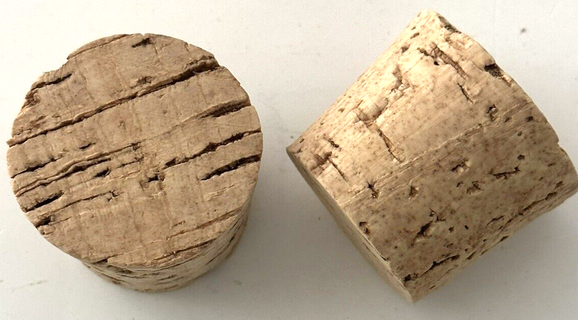 Superior Grade Cork Corks Stopper 43/37mm Length 37mm 2 / pack | eBay
