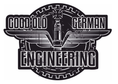 German Engineering Aufkleber 20x14cm Kulturgut Sticker Kult Tuning ...