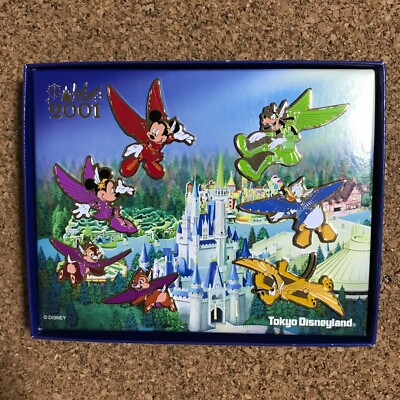 Pin 5536 TDL Mickey, Minnie, Goofy, Donald, Pluto, Chip & Dale Angel ...