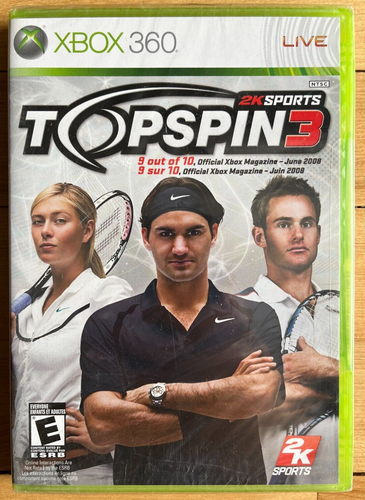 TOPSPIN 3 (XBOX 360) ***BRAND NEW***FACTORY SEALED*** | eBay