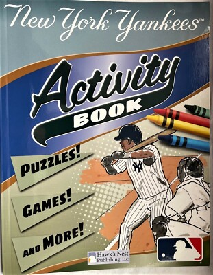 New York Yankees Activity Book 2012 Near Mint Puzzles Games and More ...