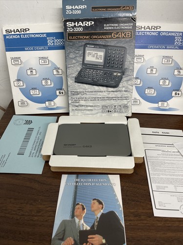 Vintage Sharp ZQ-3200 Electronic Organizer 64KB Calculator | eBay