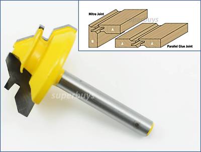 45 Degree Mitre Miter Lock Wood Clamp Joint Router Cutting Drill Bit ...