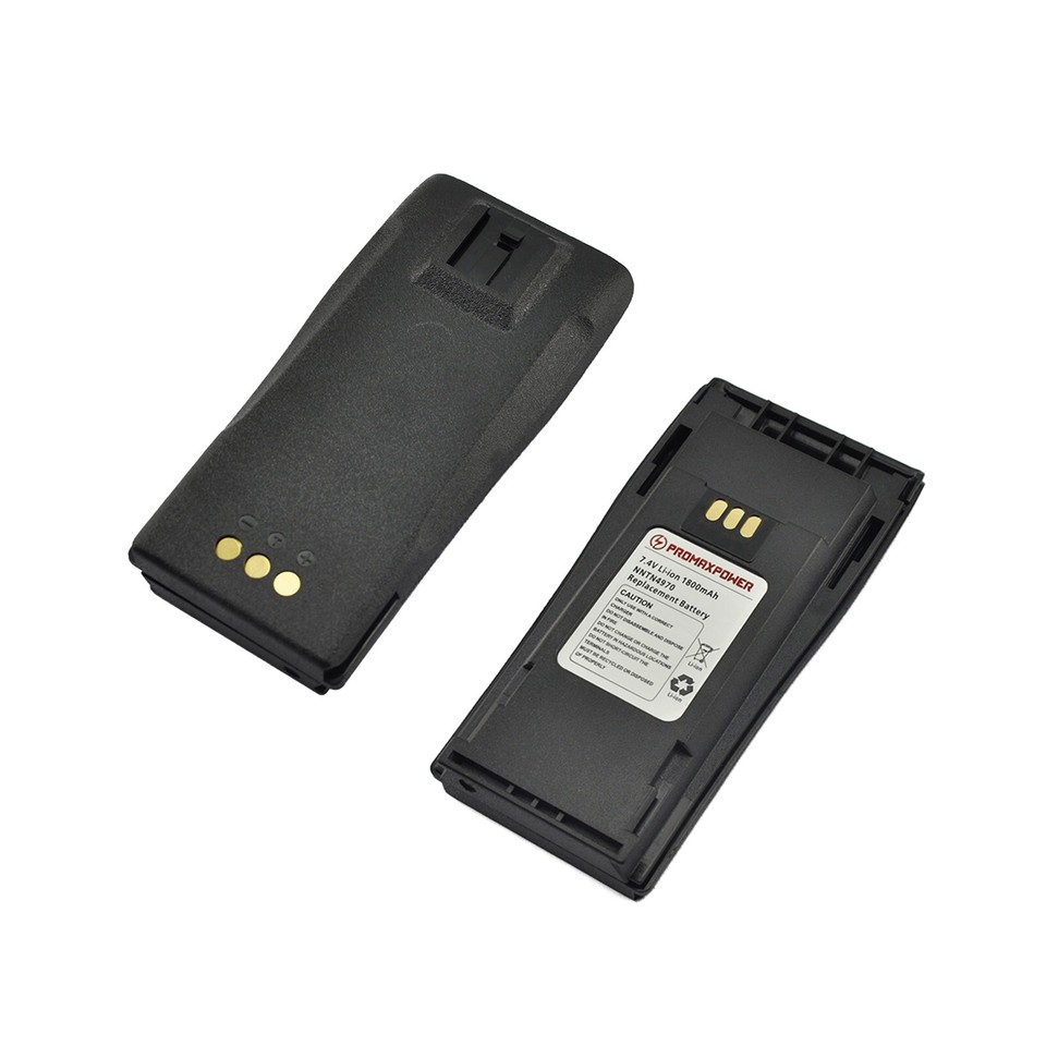 Flat Back High Capacity Li-Ion Battery for Motorola Radios NNTN4970 ...