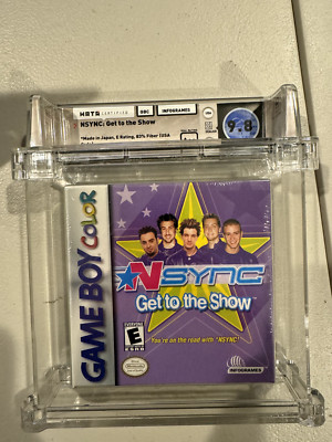 Game Boy Color GBC NSYNC: GET TO THE SHOW - WATA GRADED 9.8 A++! NEW ...