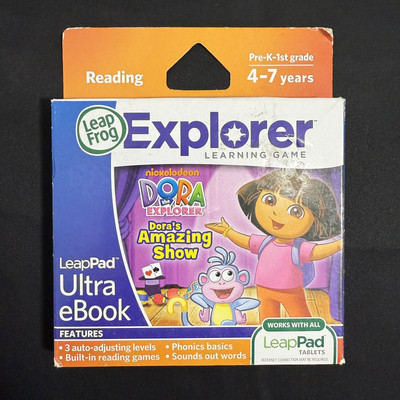 NEW-Leap Frog Explorer Learning Game Dora The Explorer Dora’s Amazing ...