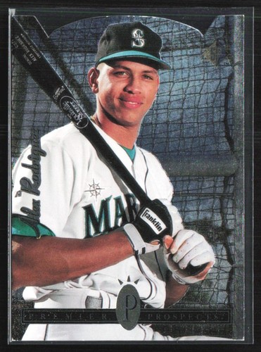 Alex Rodriguez 1994 Upper Deck SP Premier Prospects Die-Cut RC B #15 ...