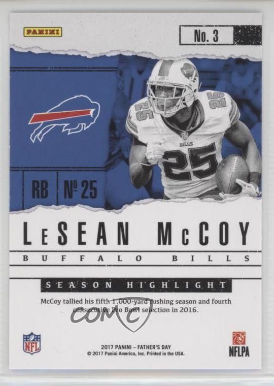 2017 Panini Father's Day LeSean McCoy #3 | eBay UK