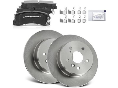 Rear Brake Pad and Rotor Kit For Lexus Toyota RX300 ES300 Camry DZ38M8 ...