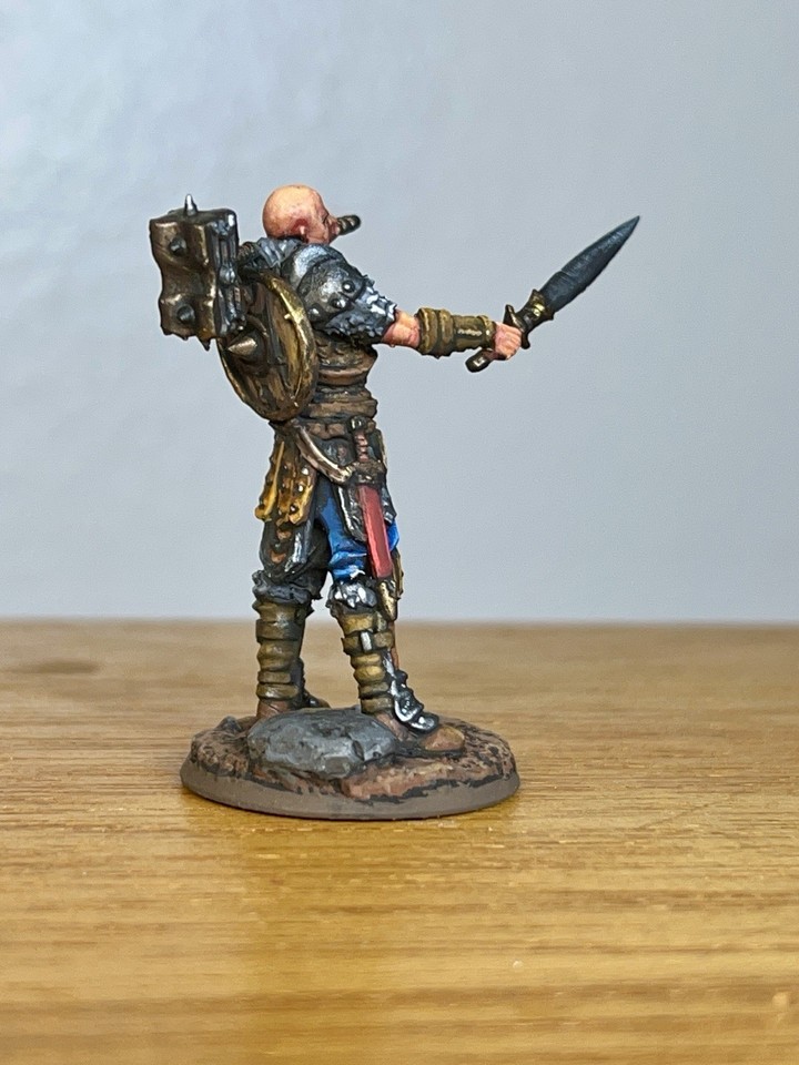 Painted Human Fighter Painted D&D Miniature, Painted Pathfinder DND | eBay