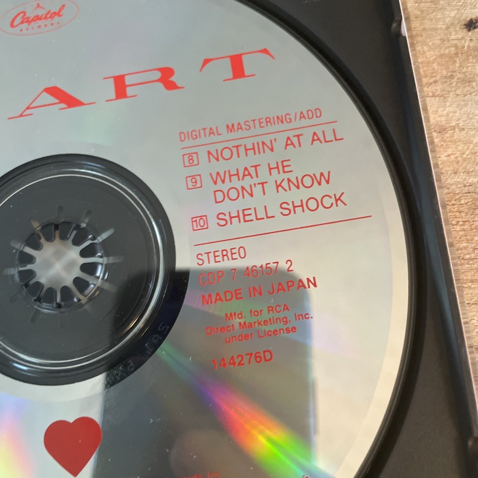 Heart - Heart (CD, 1985, Capitol Records) Made In Japan | eBay