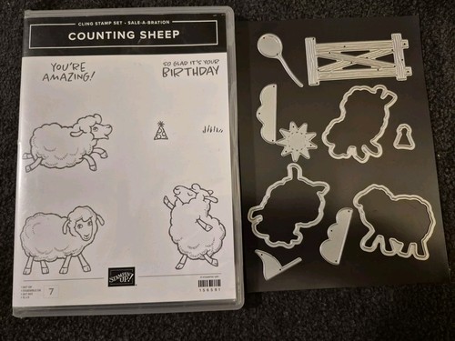 Stampin Up Counting Sheep Stamp And Die Sets | eBay