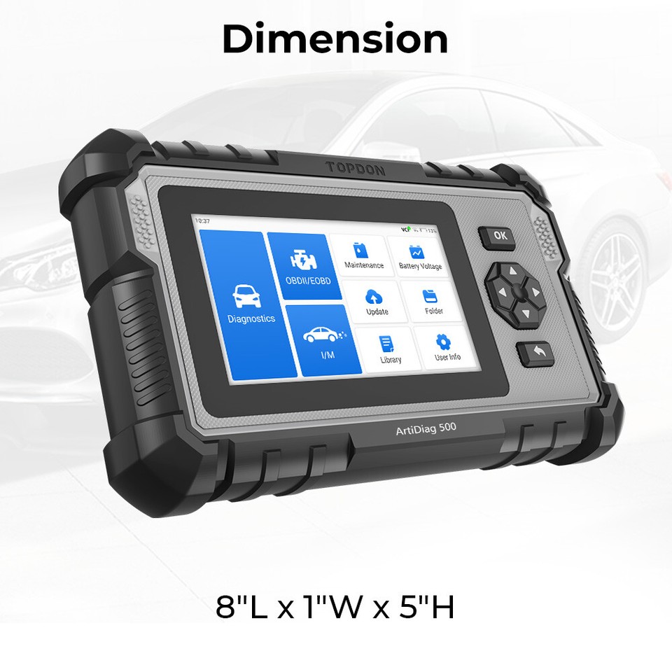 Check Engine OBD2 Scanner Transmission ABS SRS Code Reader Diagnostic ...