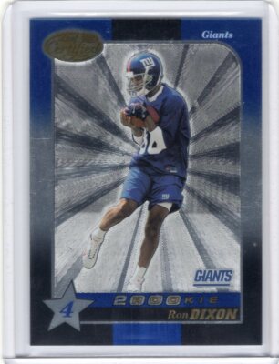 RON DIXON 2000 Leaf Certified ROOKIE CARD #456/1500 - GIANTS | eBay