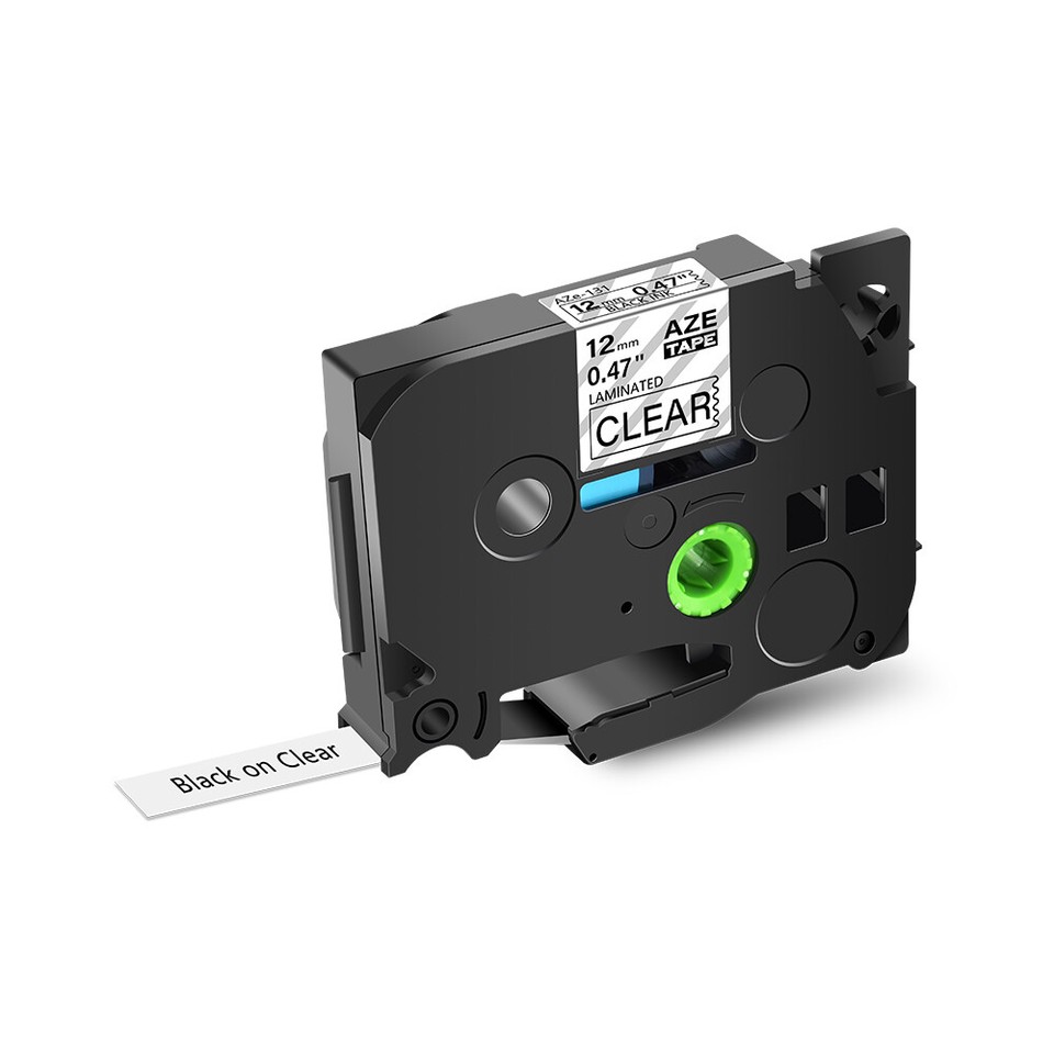 TZ-131 TZe-131 Black on Clear Label Tape for Brother P-touch PT-D210 1/ ...