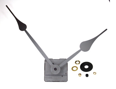 High Torque (Silent Sweep) Clock Movement w/Bold 8" Spaded Hands #34 ...