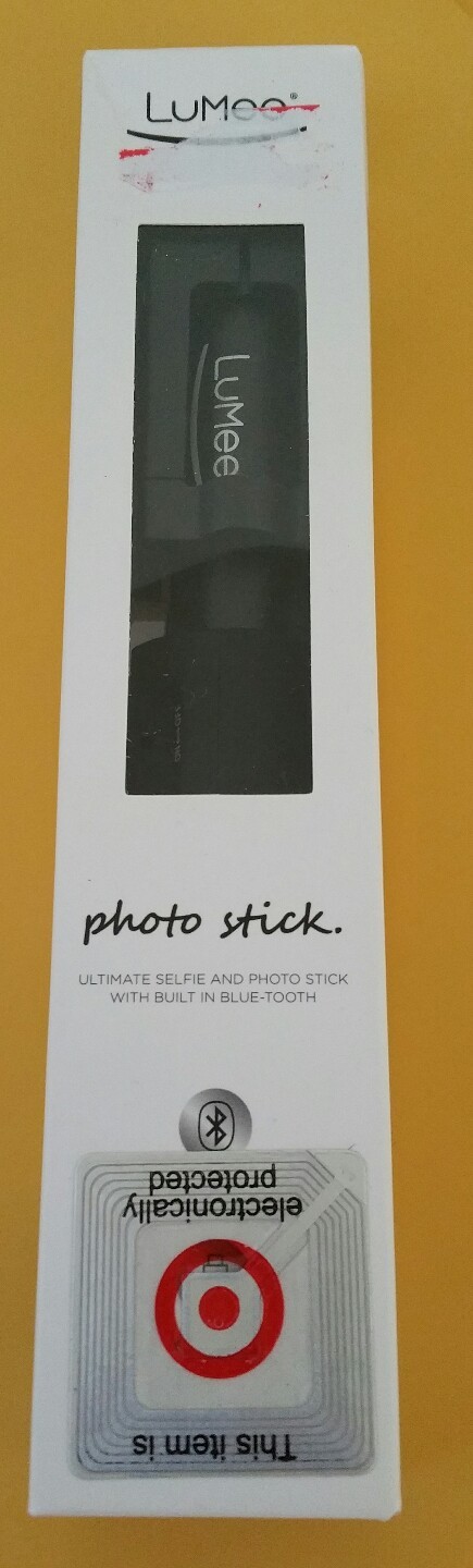 Lumee Photo Selfie Stick Bluetooth for Apple or Android Devices Black ...