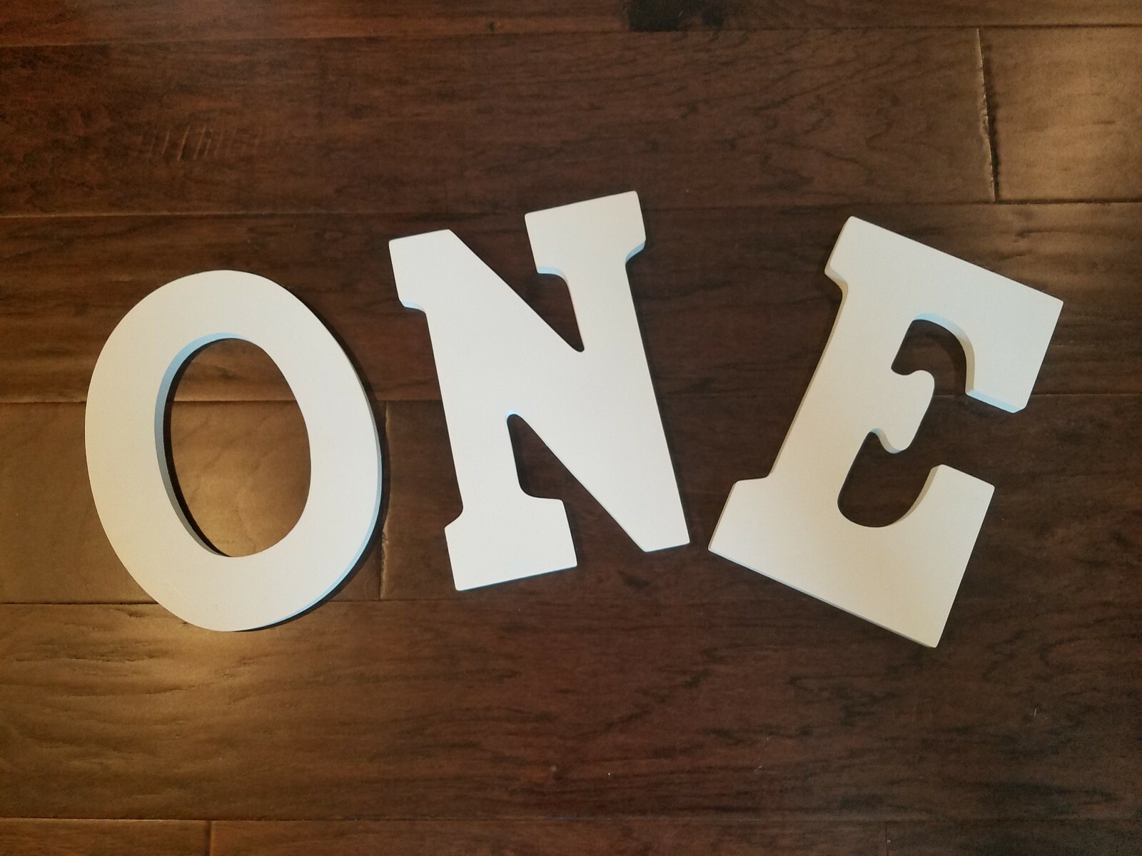 New ArtMinds Wood Letters - O, N, E - set of 3 (about 9" height each ...