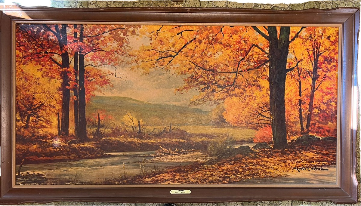 Artist Robert Wood Prints Robert Wood “Golden Surf” Art Posters,