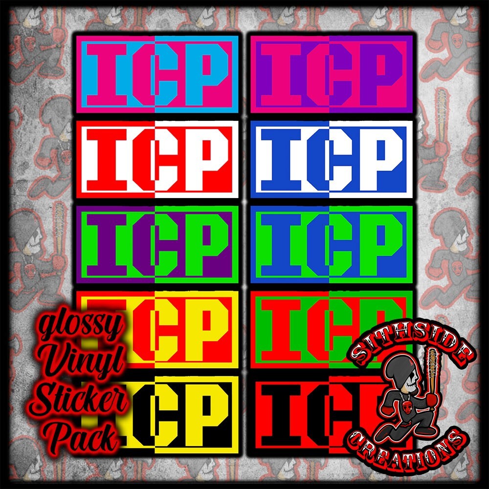 Insane clown posse - glossy Sticker Pack - Carnival Of Carnage ICP ...