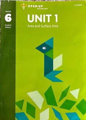 Open Up Resources, Math, Grade 6, Unit 1, Area and Surface Area ...