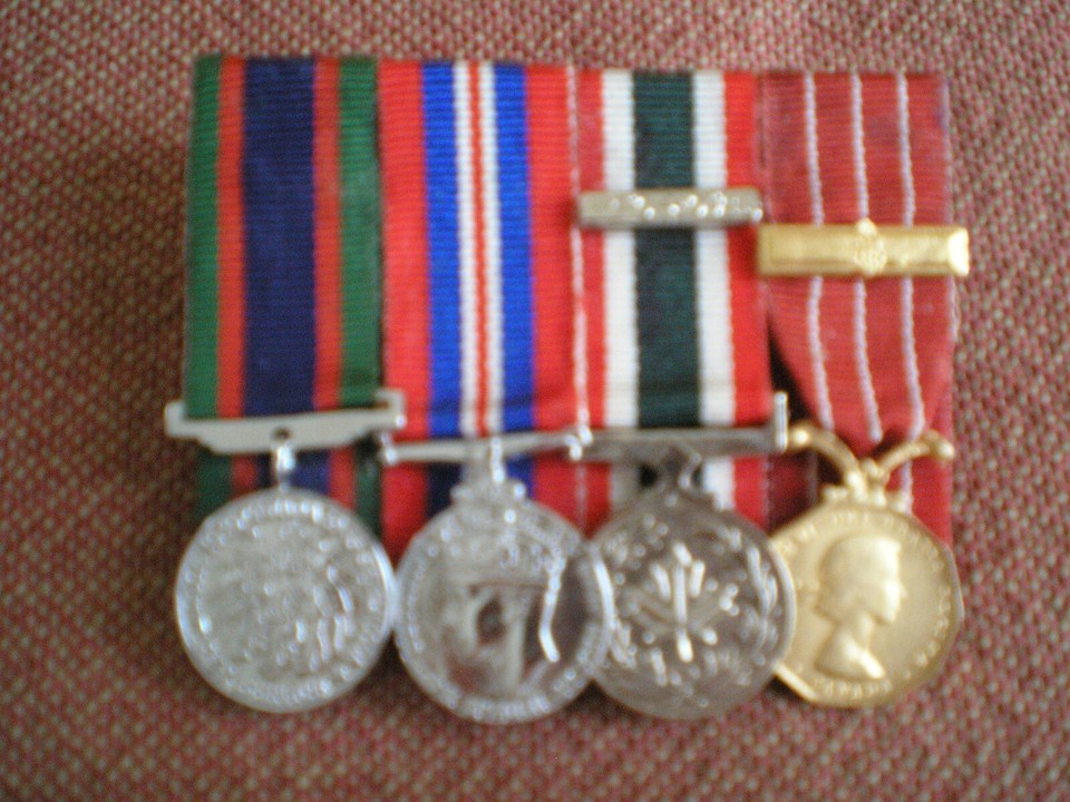 WW2, Special Service & Canadian Forces Medal Group & Miniatures to ...