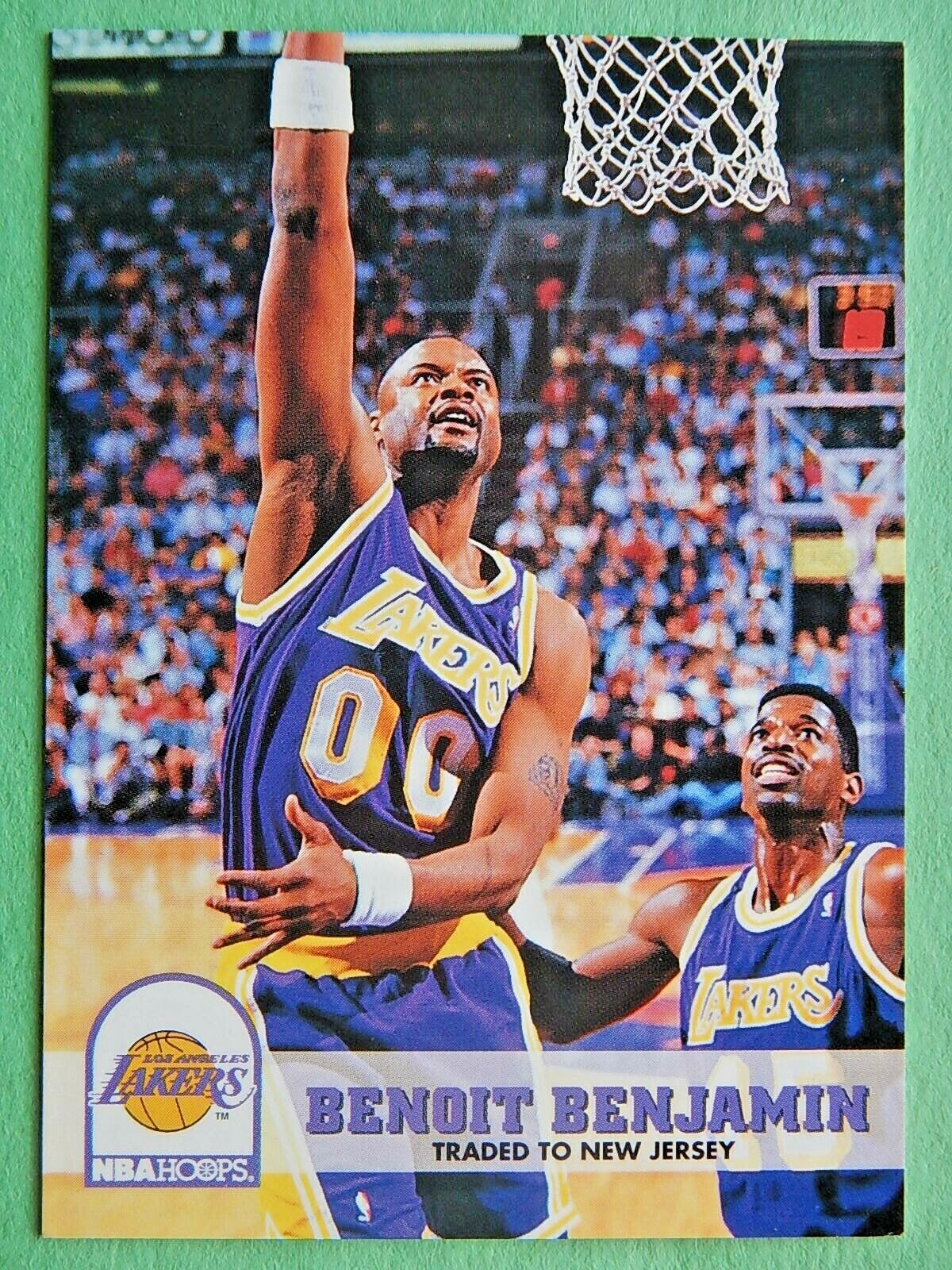 Benoit Benjamin #103 NBA Hoops 1993 Basketball Card (Los Angeles Lakers ...