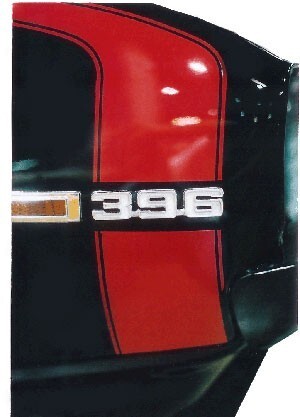 1969 Camaro Super Sport Hockey Stick Stencil & Stripe Kit w/Red Door ...