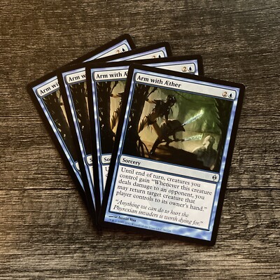 MTG 4x Arm with Aether x4 LP New Phyrexia | eBay