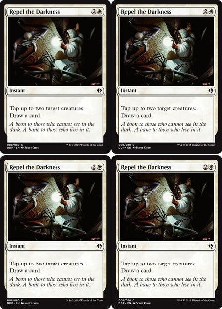 4x REPEL THE DARKNESS Duel Decks: Zendikar vs. Eldrazi MTG White ...