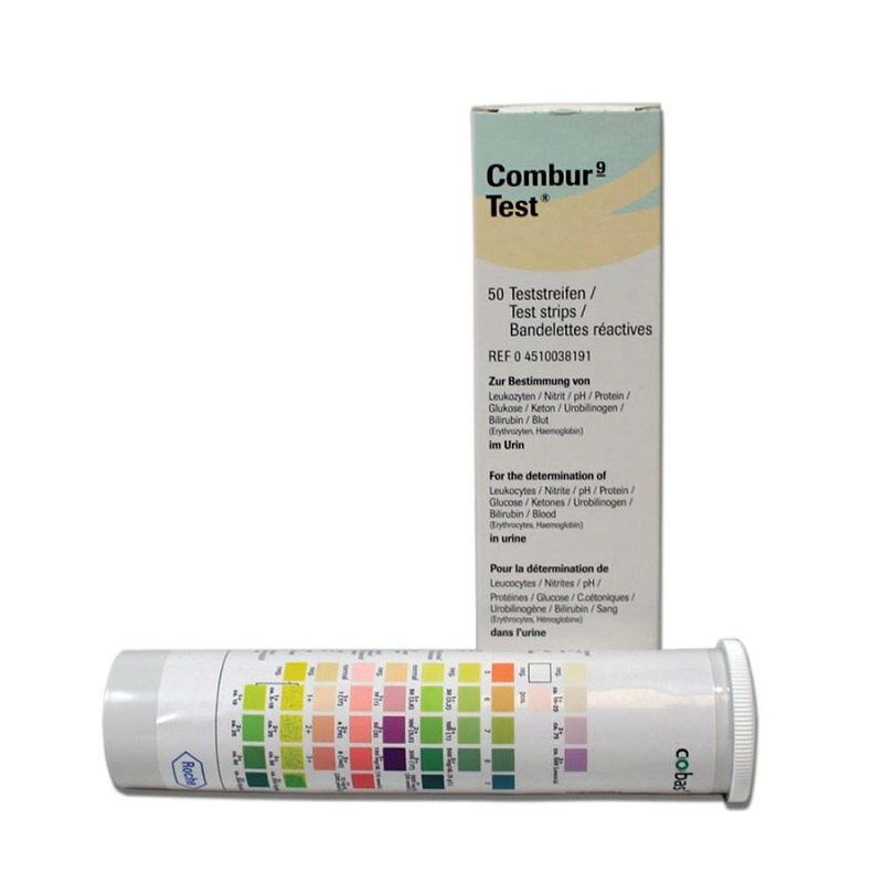 Combur 9 Test Urine Reagent Reliable & Precise Diagnosis Results 50 ...