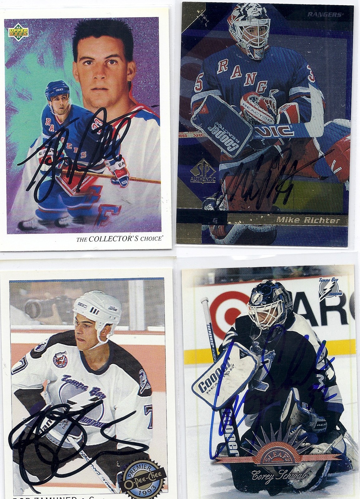 1992 UD #13 Tony Amonte New York Rangers Signed Autographed Card | eBay