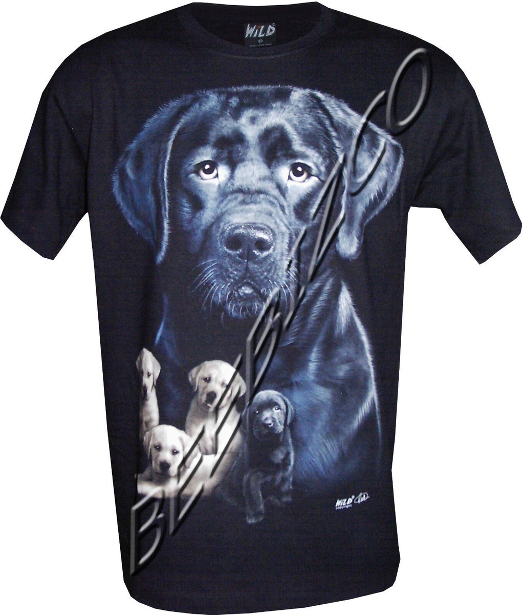 Labrador Retriever Shirts Labrador Dog Breed T Shirts Men's Roundneck