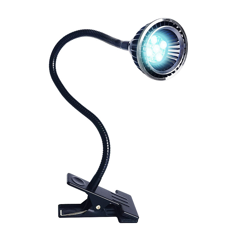 UV LED Black Light Clip-On Spotlight Plant Glow Plug-in Lamp Gel Nail ...