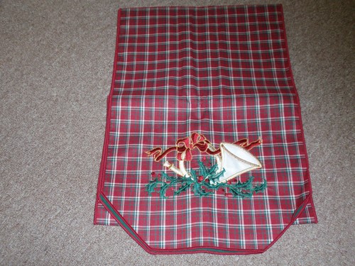 Longaberger "TABLE RUNNER, PLAID TIDINGS" 14'' X 78". NEW!!! | eBay