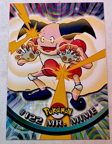 2000 Pokemon MR. MIME #122 [Non-Holo] Topps Blue Logo 1st TV Animation ...