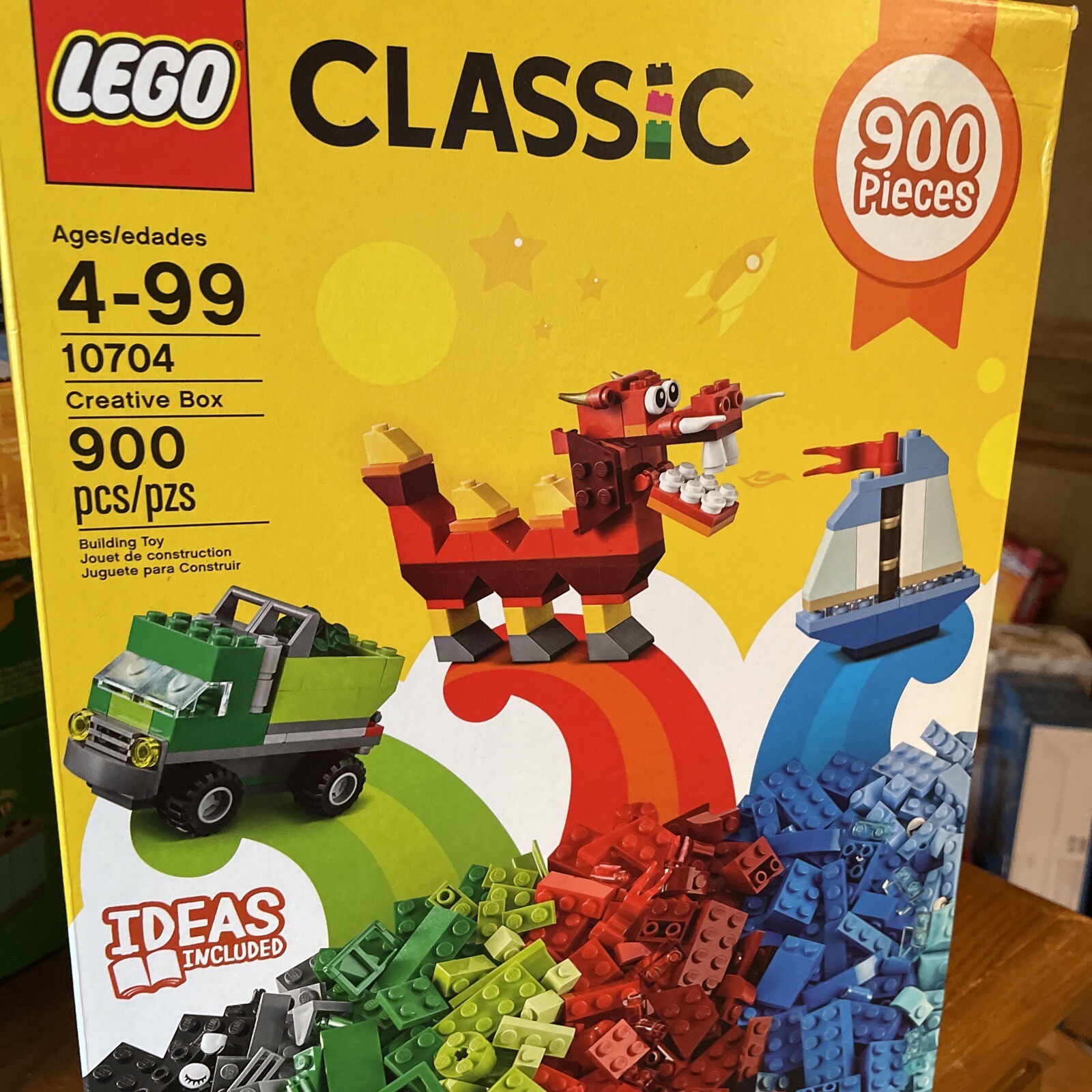 Lego Classic Creative 10704 Box 900 Pieces - Brand New - Fast Shipping ...
