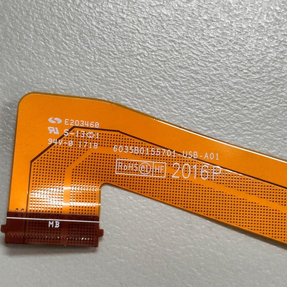 OEM HP EliteBook 850 G4 USB VGA Board 30-pin Ribbon Cable 6035B0155701 ...