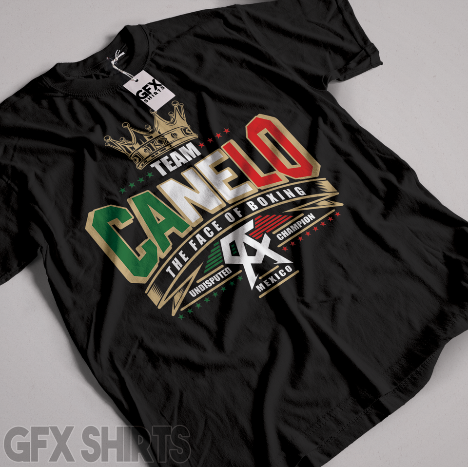 Team Canelo Alvarez Tee Mexico Champion Boxing Graphic design T-Shirt ...