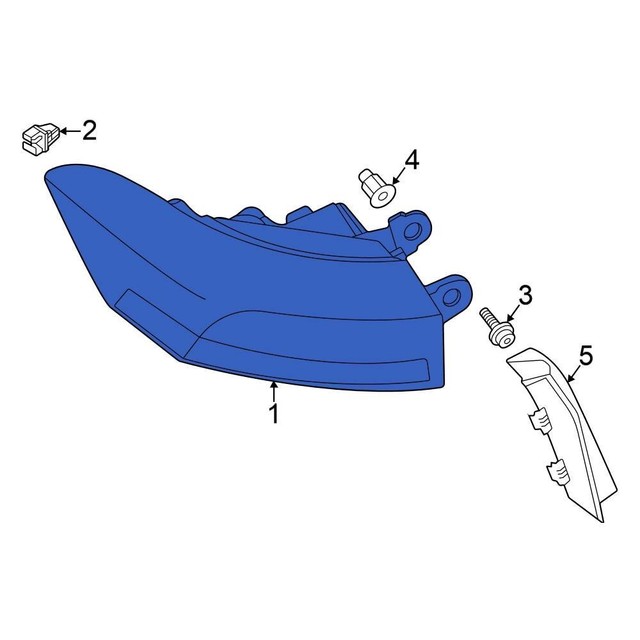 Right Side Outer Taillight Volkswagen PASSAT 2020-2021 561945096R for ...