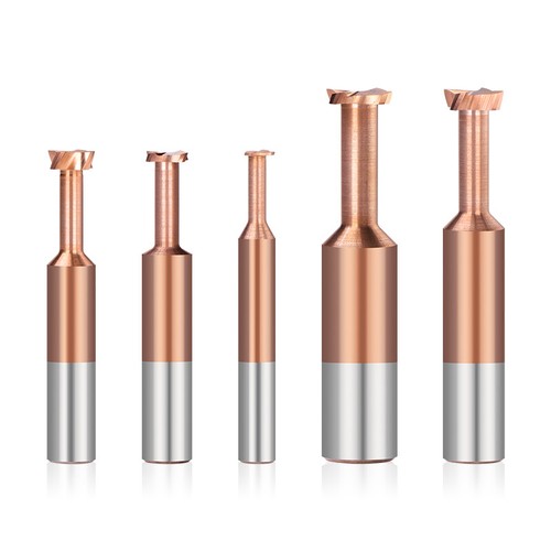 T Slot End Mill Milling Cutter 4 Flute Carbide for Wood Metal CNC ...